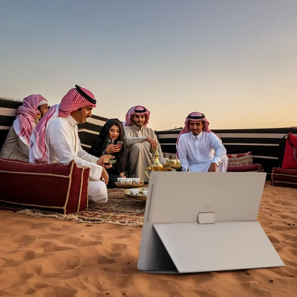 LG StanbyME 2 Elevates Saudi Winter Camping | Tech Arabia - Saudishopper