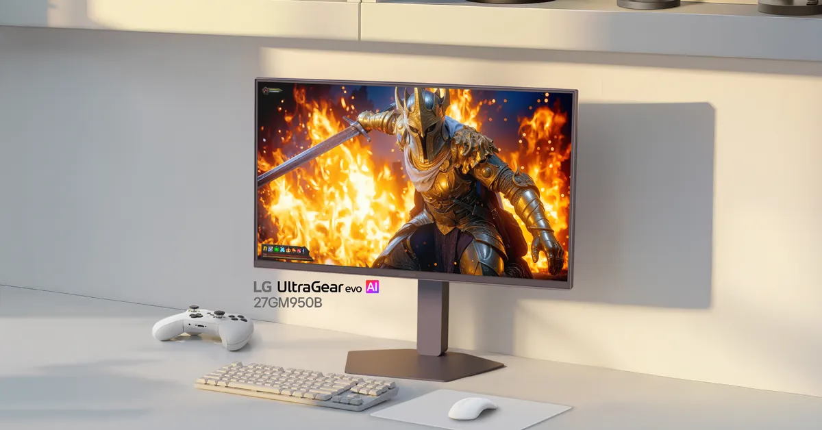 LG UltraGear evo 5K Gaming Monitors Launch with AI Upscaling - Saudishopper